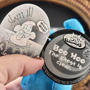 1999 SILLY SLAMMERS Burger King #5 Limited Edition Blue Silly Ghost ...