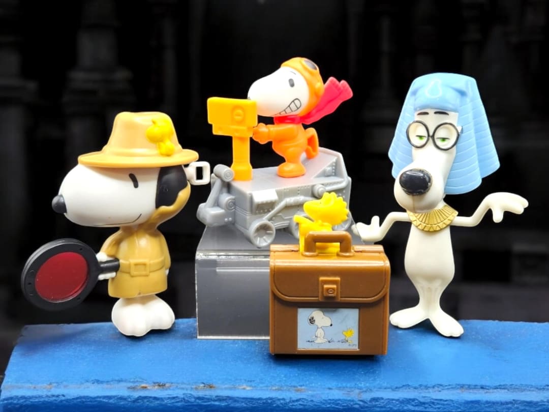 Peanuts Snoopy Happy Meal Toys – Set of 4 – Mcdonald’s Collectible ...
