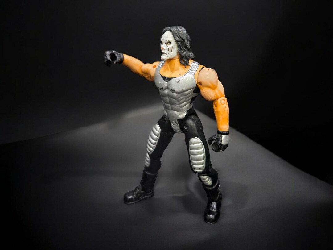 WCW Sting Crow Action Figure – 1999 Marvel – Vintage Wrestling Toy ...