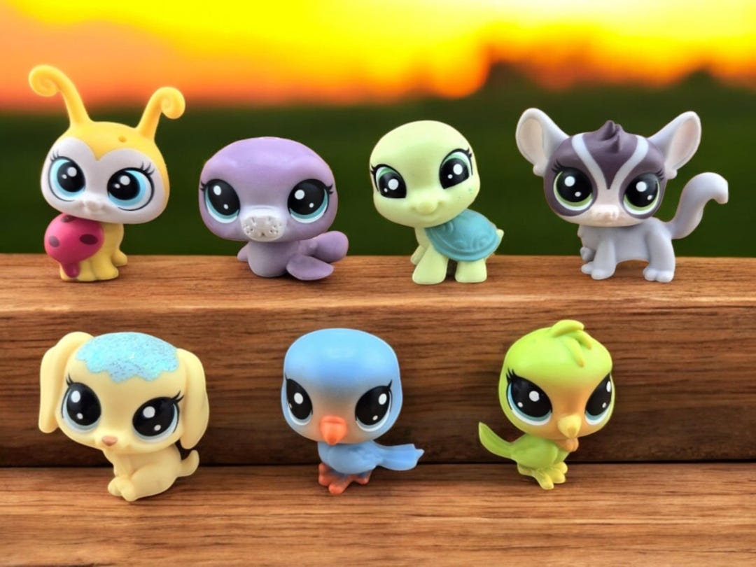 Littlest Pet Shop – Collectible Animal Figure (you Choose) – Vintage LPS Toy – Cake Topper ...