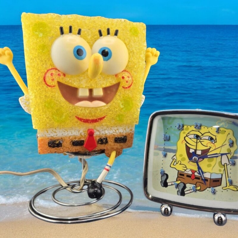Spongebob Alarm Clock - Etsy