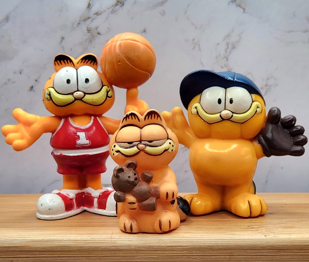 GARFIELD VINTAGE Collectible Figure 80s United Feature Syndicate, 1981 ...