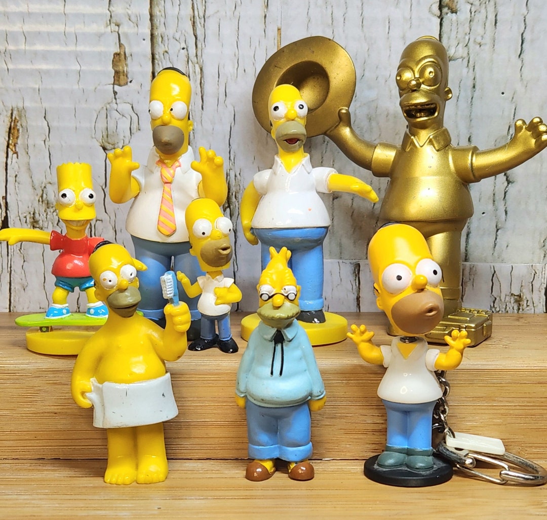 The Simpsons. Golden Homer, Homer 90s With Toothbrush, Homer and Bart ...