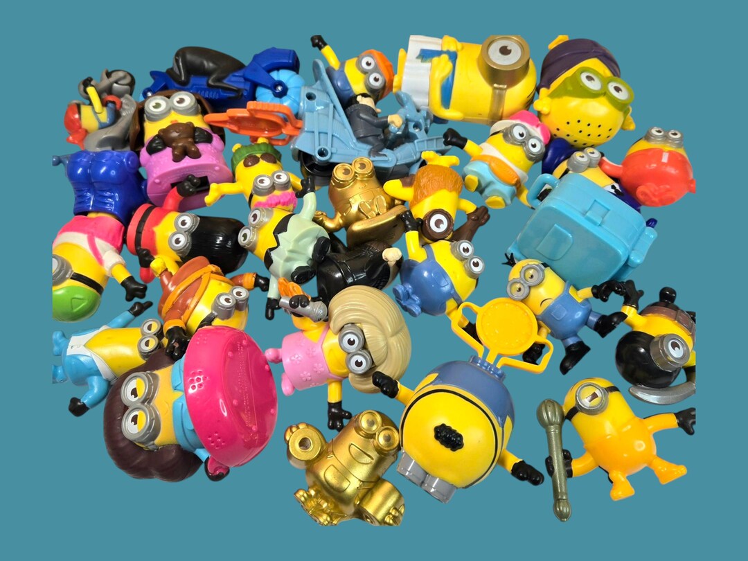 Minions Figure Lot – Set of 27 Despicable Me Toys – Mcdonald’s Happy ...