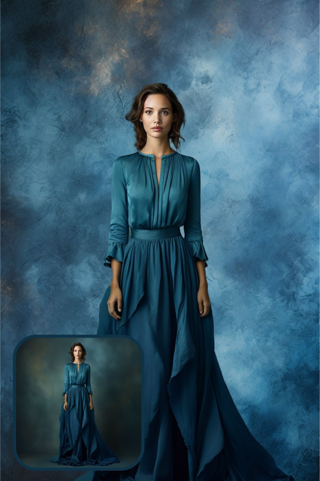 20 Blue Old Master Digital Backdrop Photoday Graduation Maternity ...