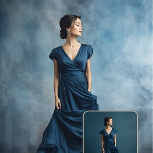 20 Blue Old Master Digital Backdrop Photoday Graduation - Etsy