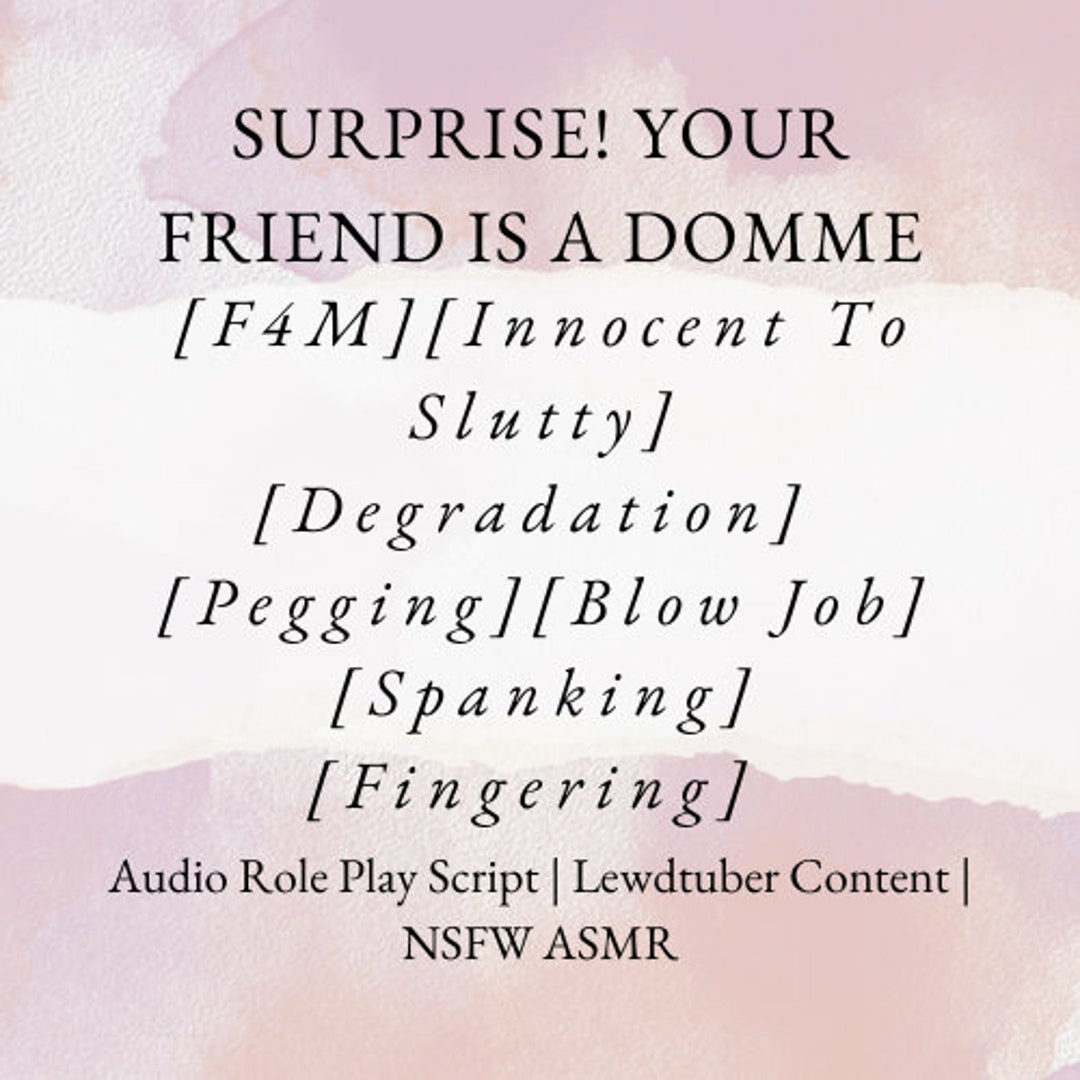 NSFW Script Lewdtuber Content Audio Roleplay ASMR - Etsy