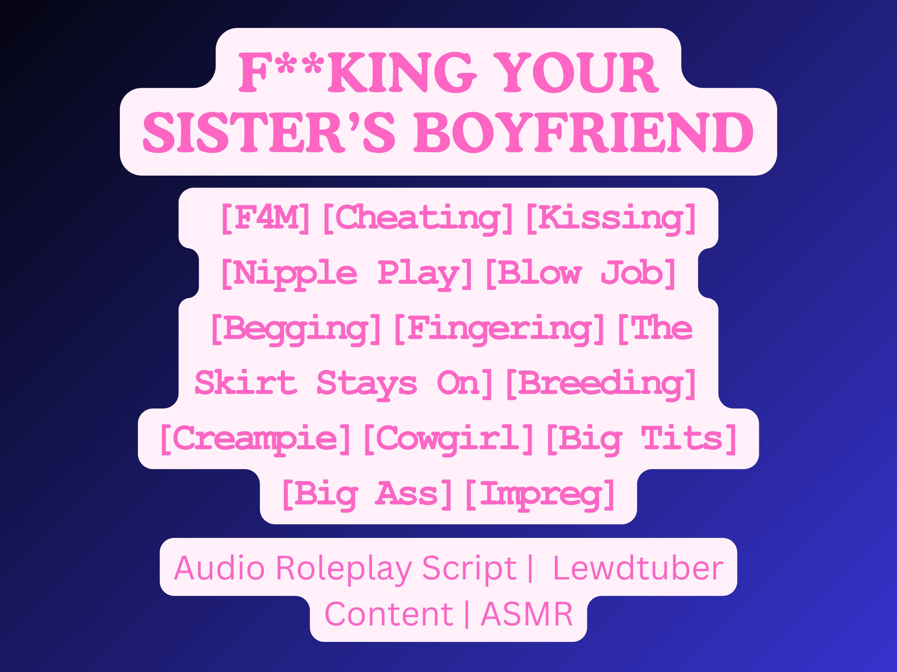 NSFW Script Lewdtuber Content Audio Roleplay ASMR - Etsy