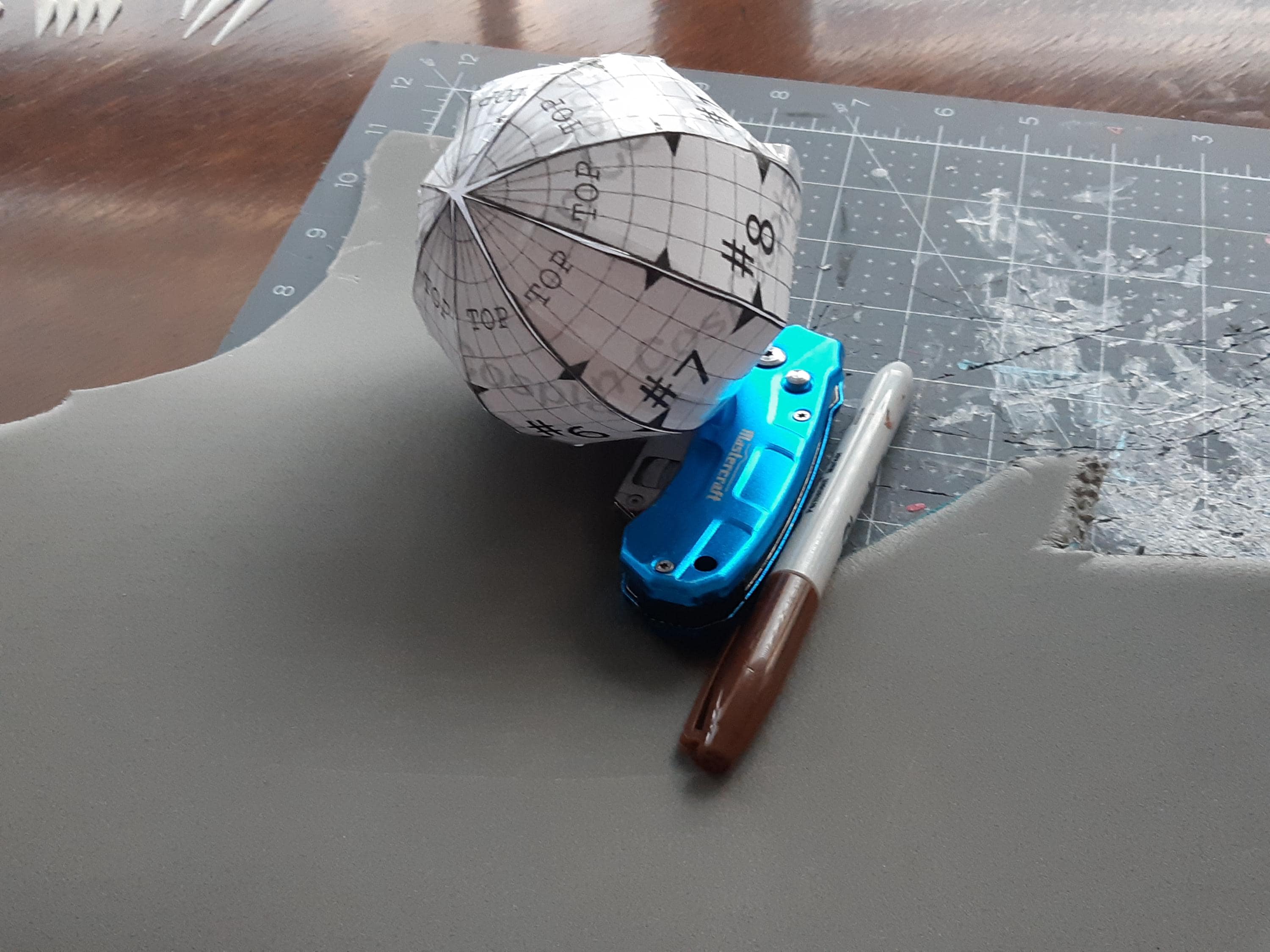 Descarga digital: Plantilla de esfera y media esfera en formato PDF imprimible + Instrucciones ...