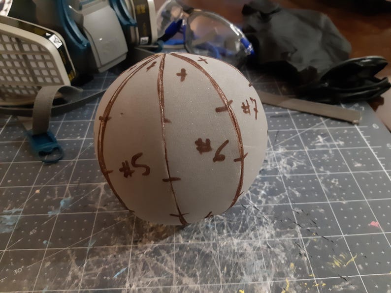 Sphere & Half Sphere Template: DIY Crafting PDF (digital Download) - Etsy