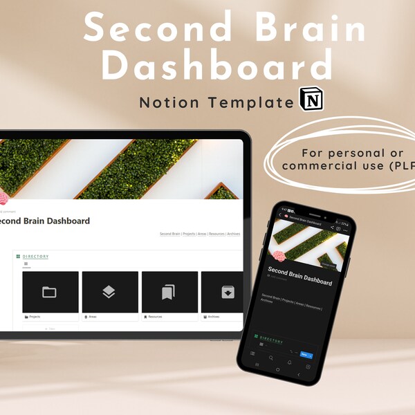 Second Brain Template - Etsy