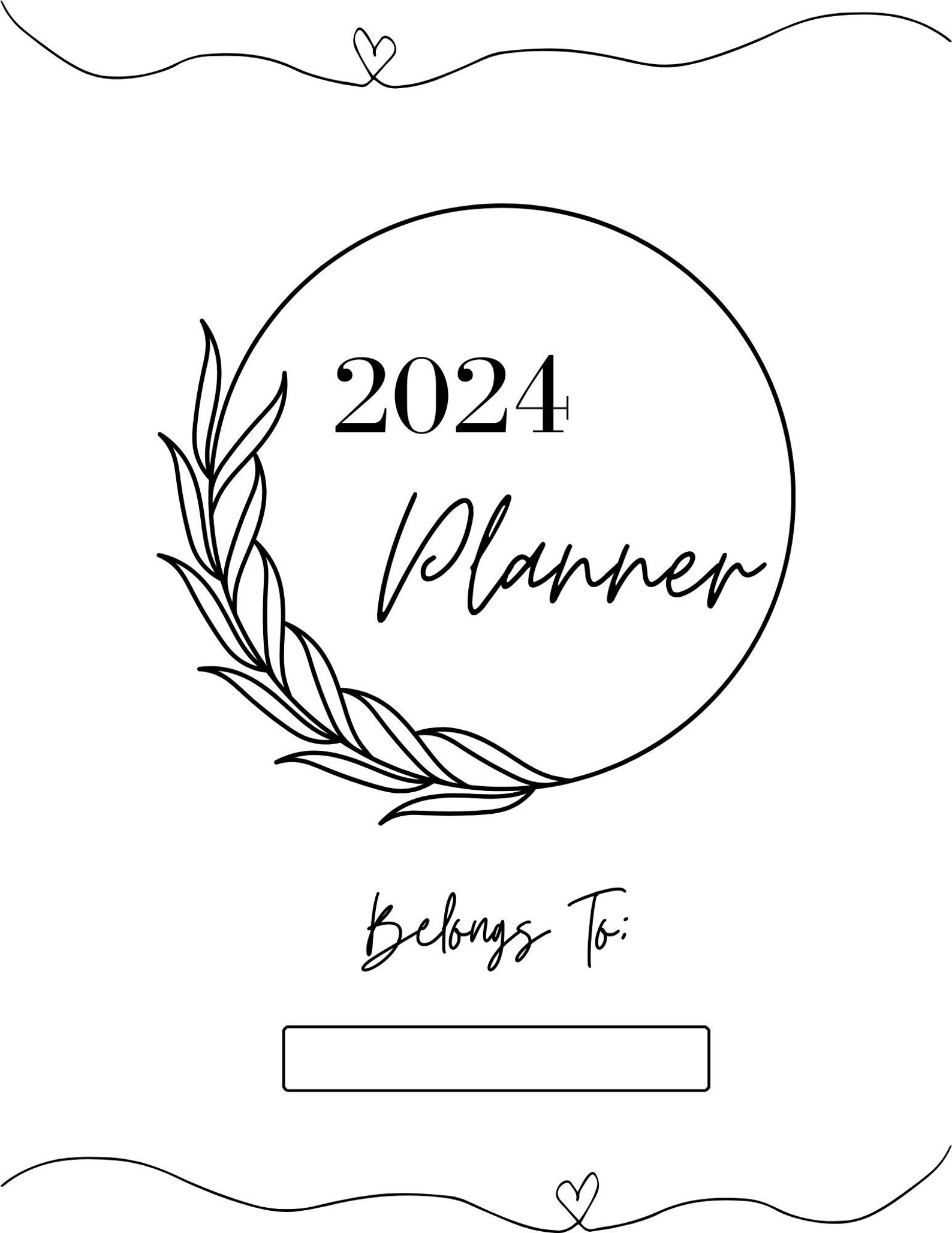 2024 Digital Monthly Planner - Etsy