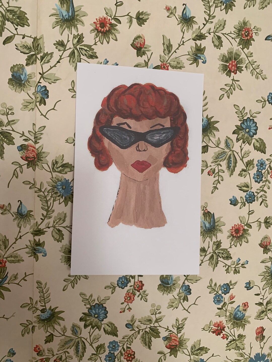 Hand-painted Barbie Doll Print Room Decor - Etsy