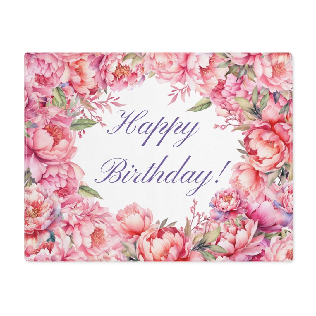 Happy Birthday Placemat, 1pc - Etsy