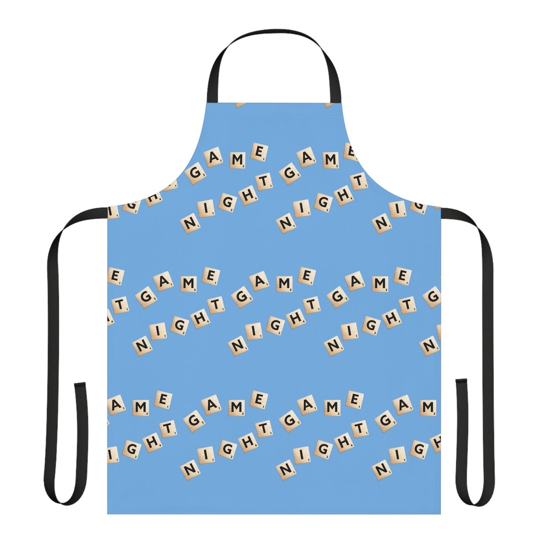 Apron, Game Night, Pure Game Night Bliss, Ready, Set, Game, Board Games ...