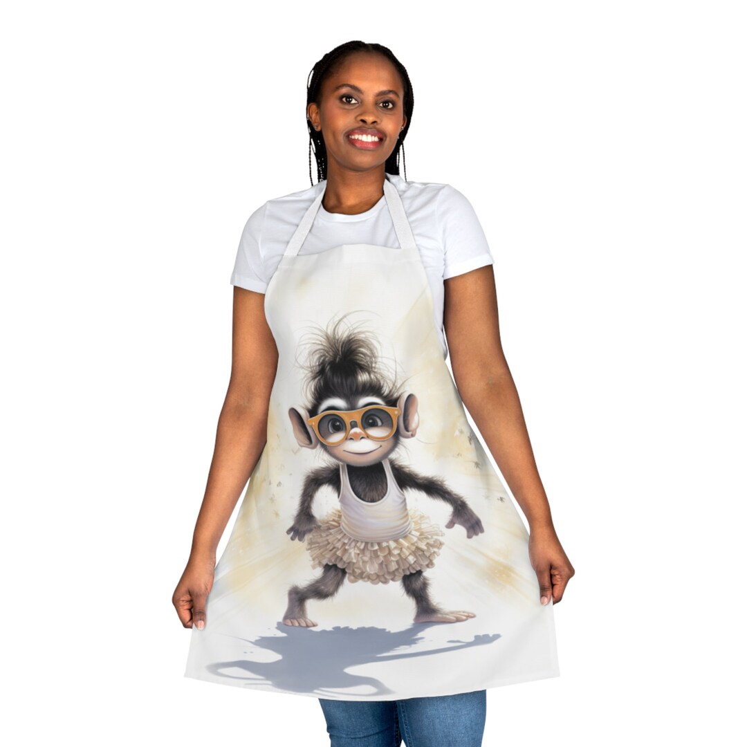Gift, Monkey Apron, Love Monkeys, Mom Gift, Grandma Gift, Aunt Gift ...