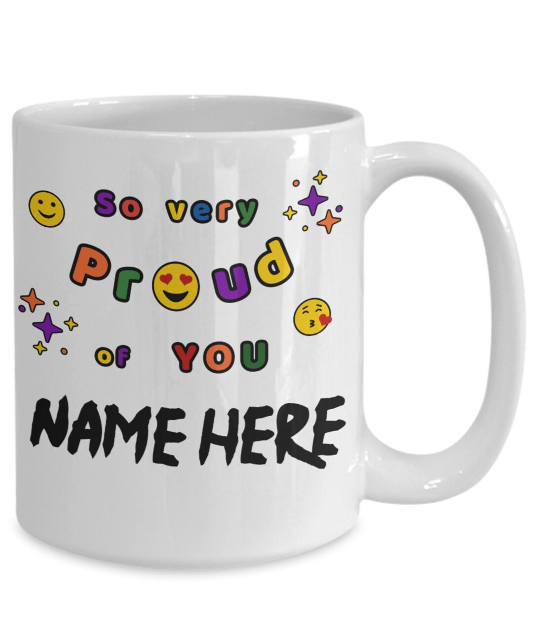 So Proud of You Mug, Congratulations Cup, Graduation Gifts, Well Done ...