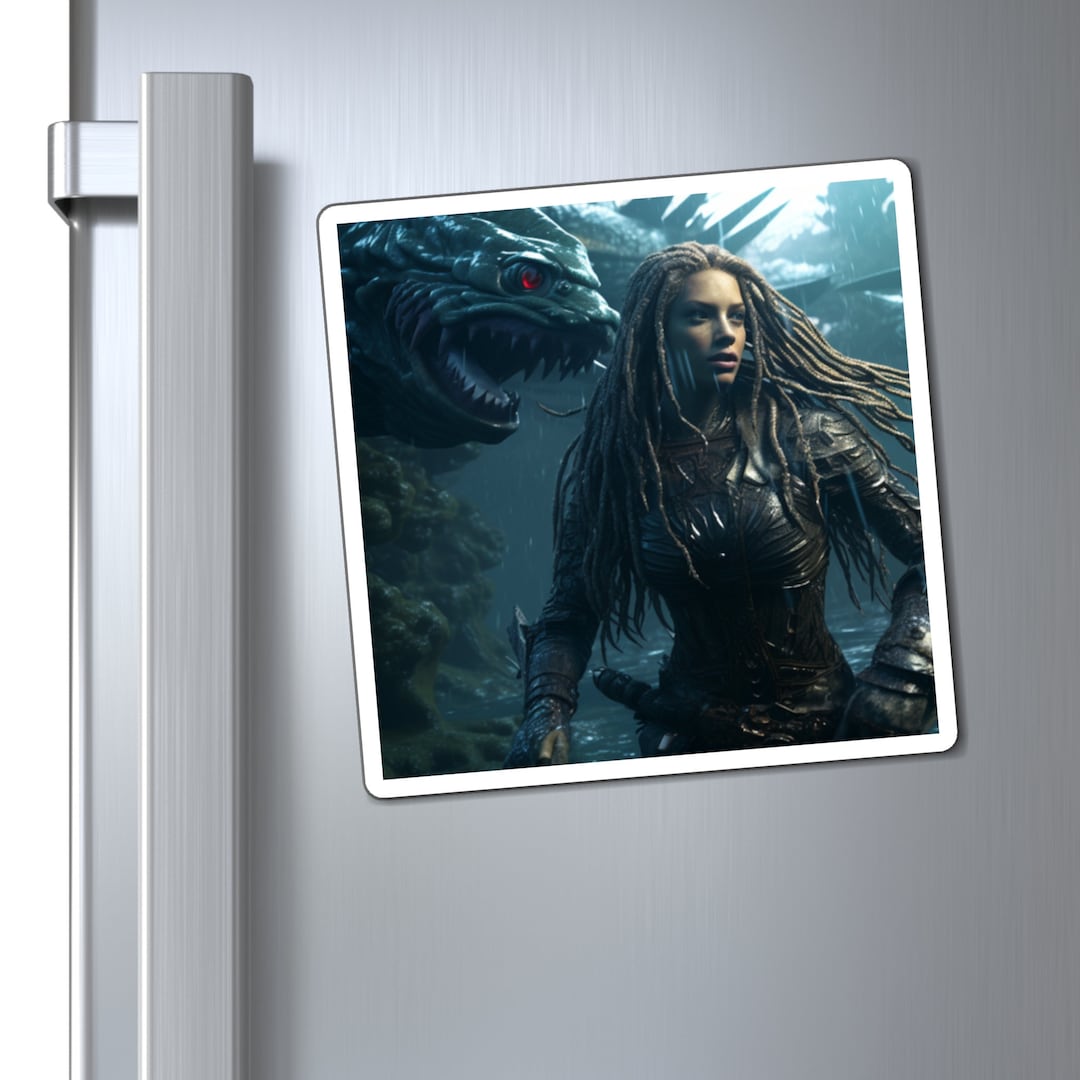 Magnets, Mythical Mermaid Scene, Mermaid in the Ocean, Gift for Mermaid ...