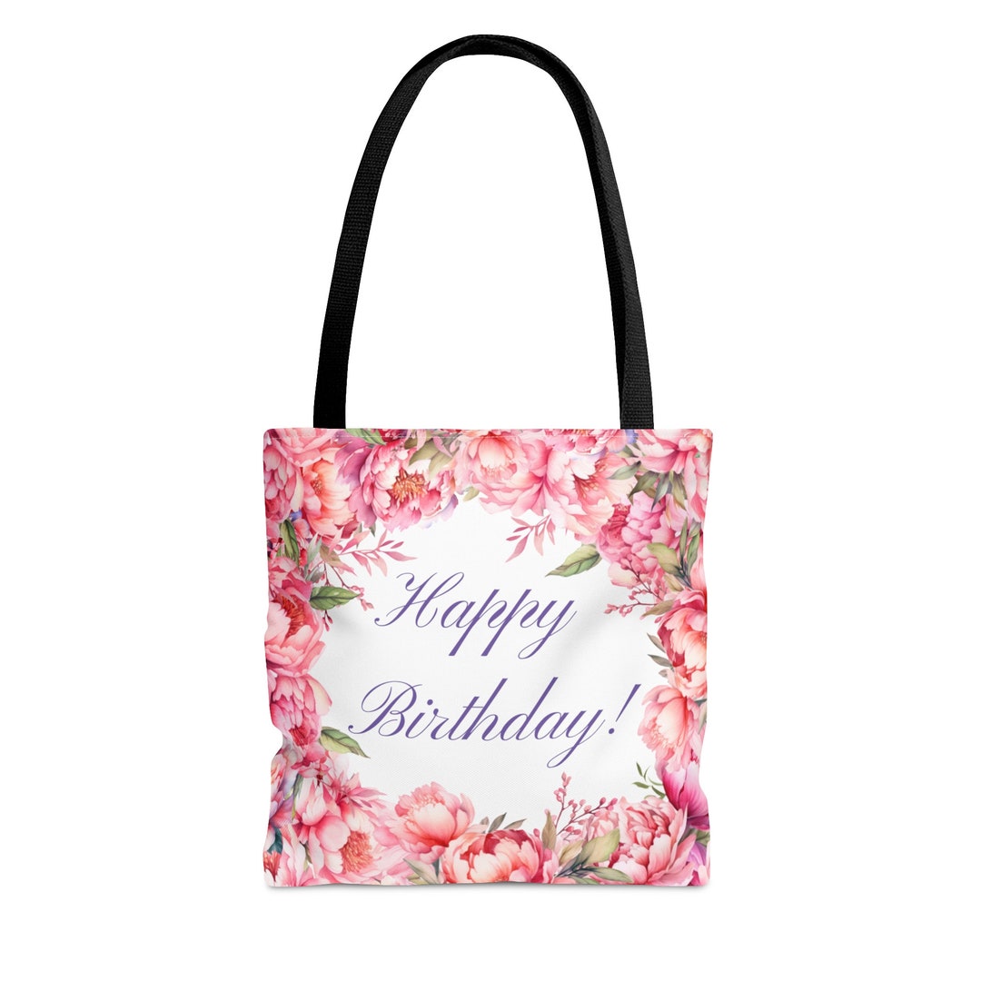 Happy Birthday Tote Bag - Etsy