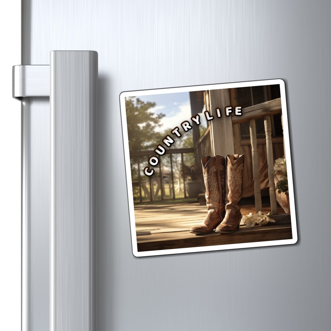 Magnets, Country Life Magnet, Ranch Theme, Western Boots, Boots and ...