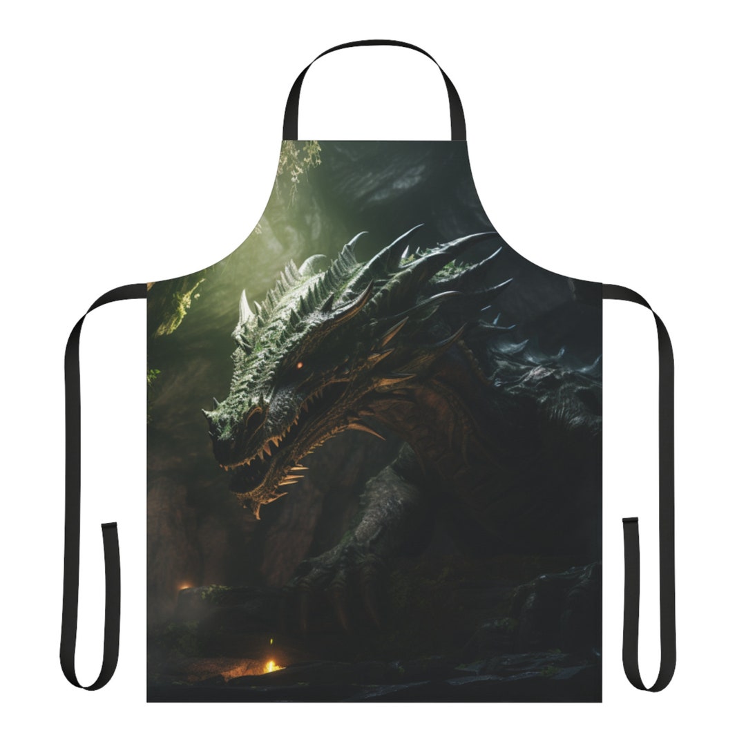 Apron, Dragon, Grandma Gift, Aunt Gift, Wife Gift, Sister Gift, Brother ...