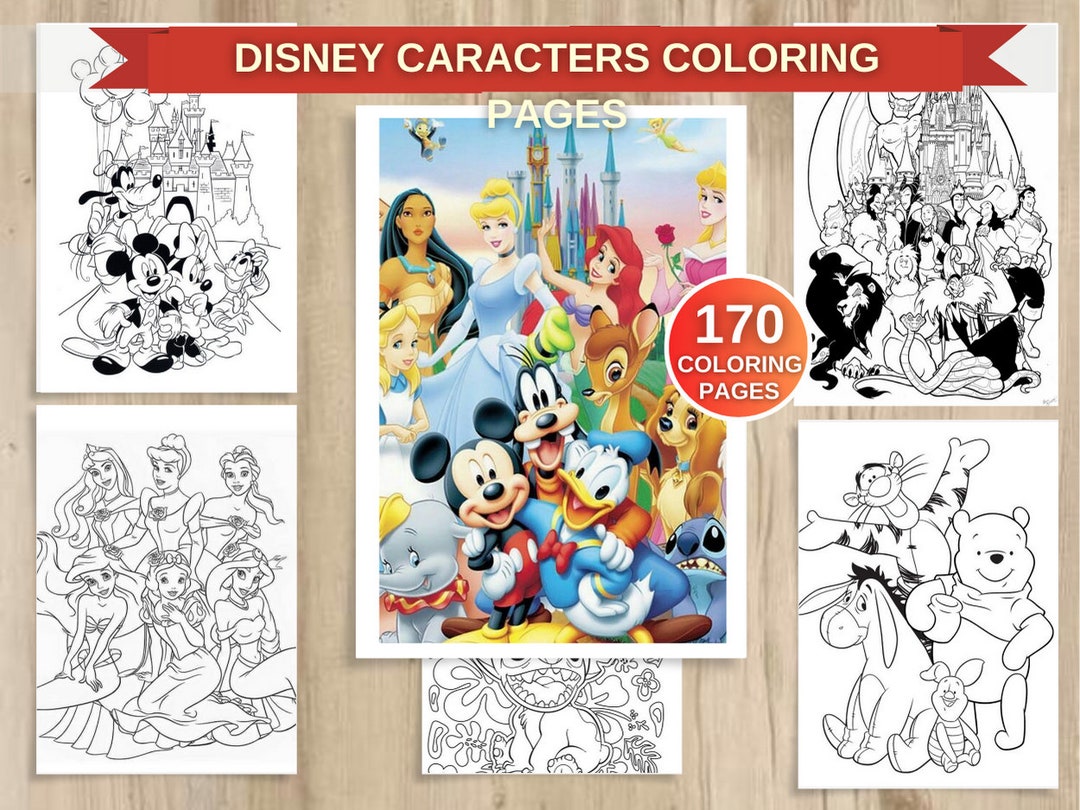 170 Printable Favorite Caracters Coloring Pages, Coloring Book, Adults ...