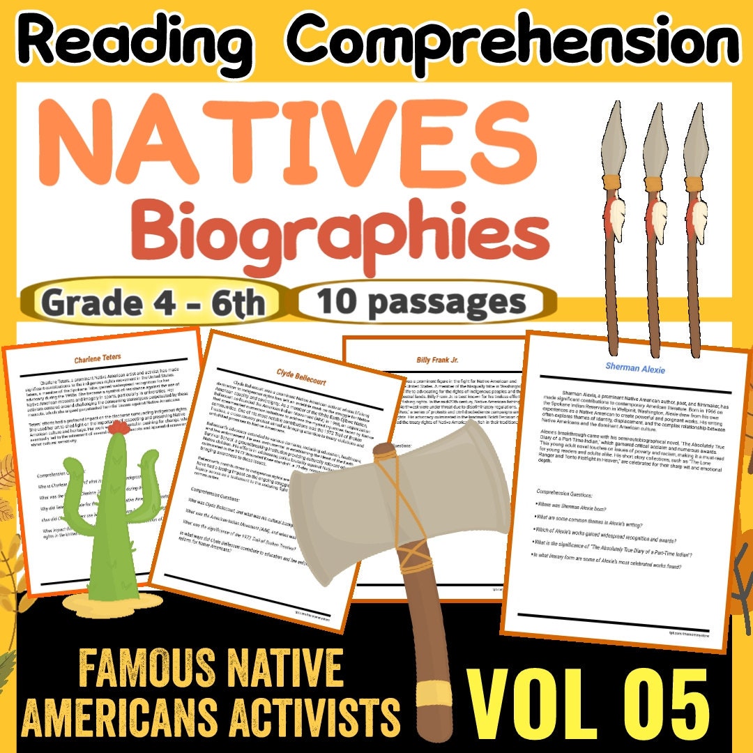Native Americans Tribes Comprehension Passages, Native Americans ...