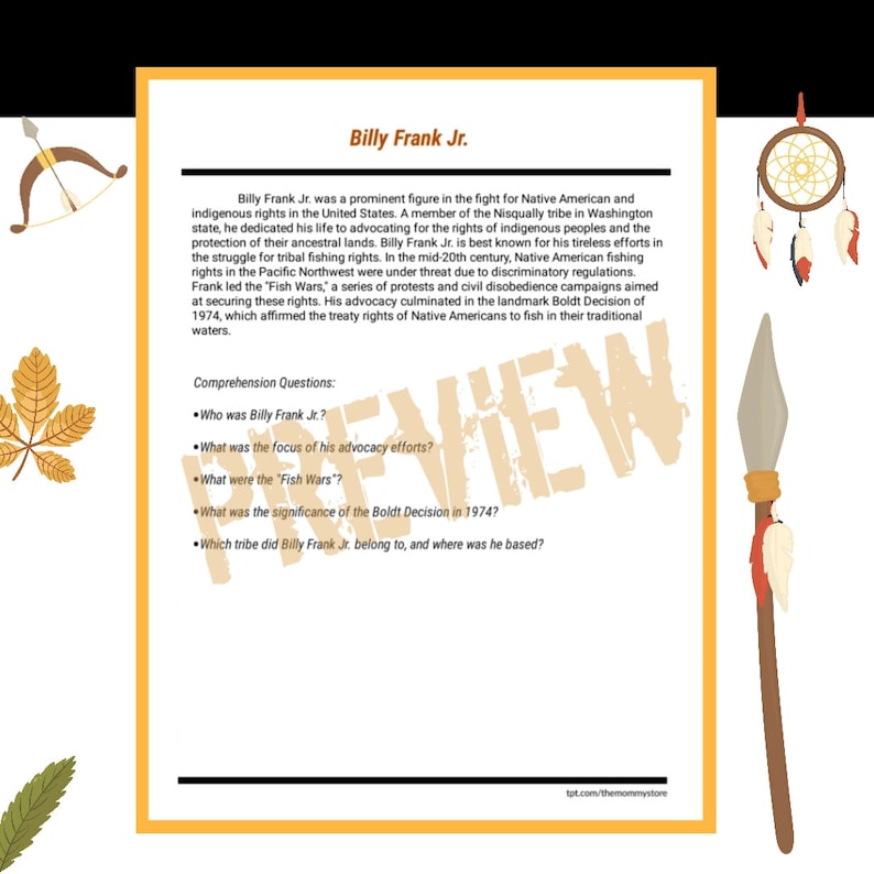 Native Americans Tribes Comprehension Passages, Native Americans ...