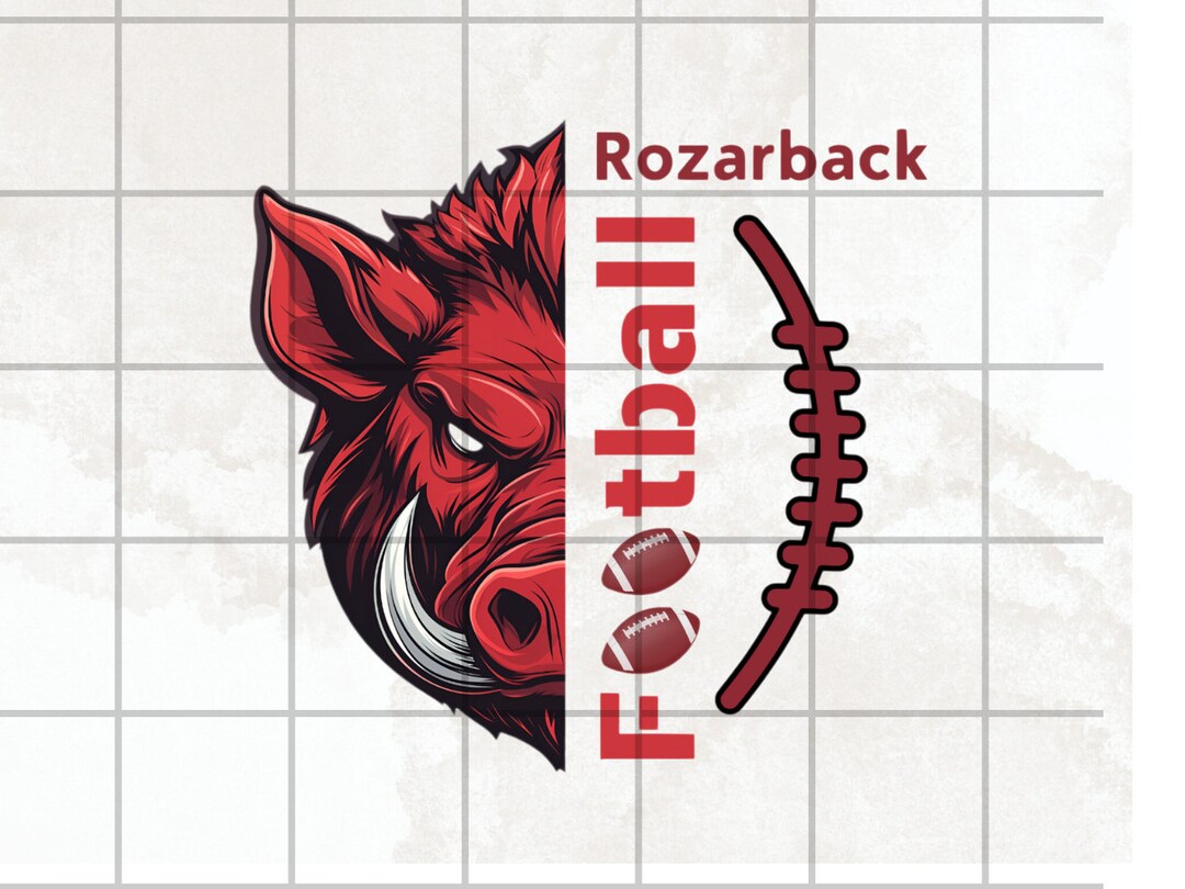 Hog Boar Razorback Preppy Mascot SVG,PNG Digital Design, School Spirit ...