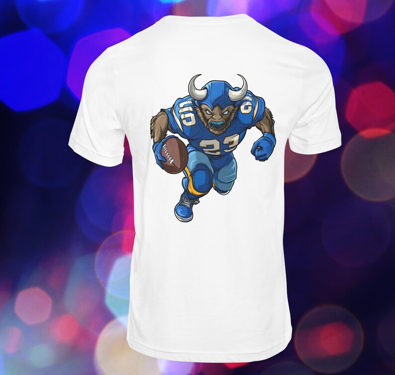 Printable Buffalo Football Preppy Mascot Digital Design PNG, SVG Vector ...