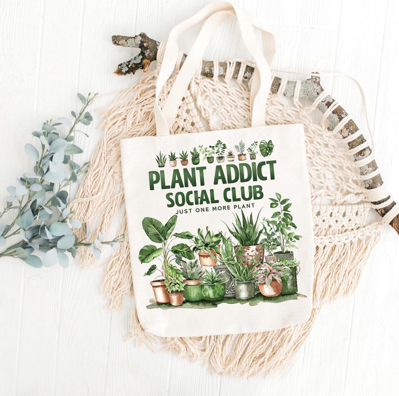 Plant Addict Social Club Png, Sublimation Design, One More Plant Png ...