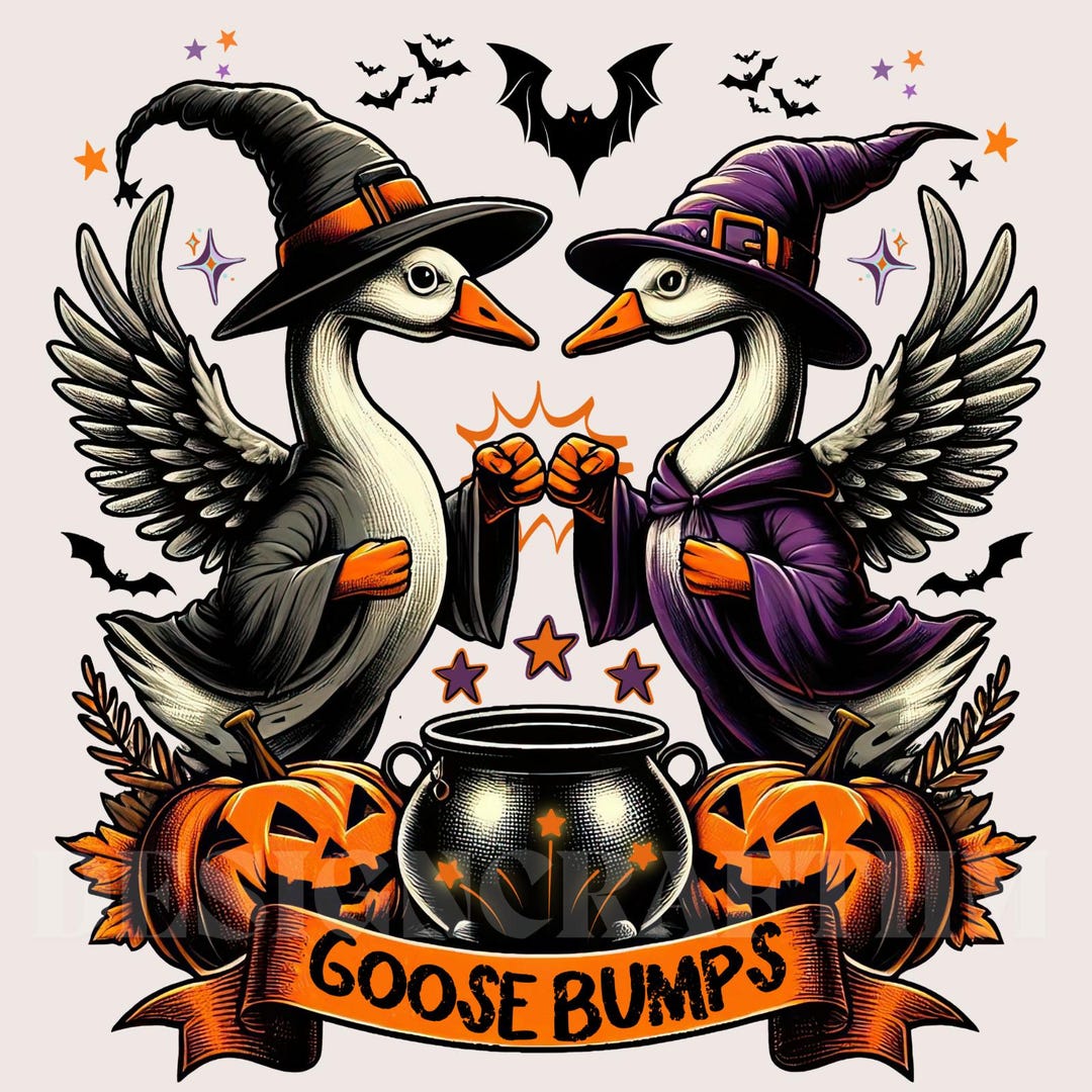 Halloween Goose Png, Goose Bumps Png, Goosebumps Halloween Png ...