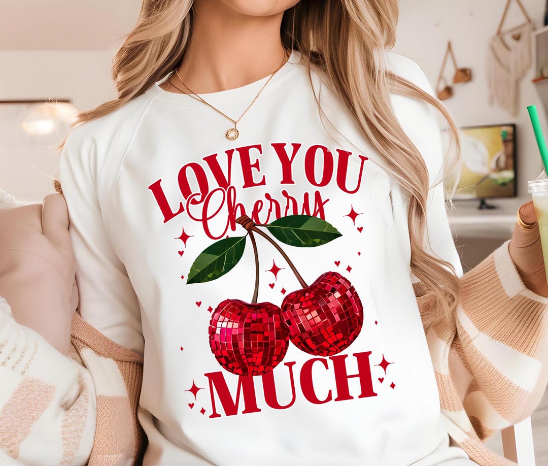Love You Cherry Much Png, Valentine Coquette Bow Png, Trendy Valentines ...