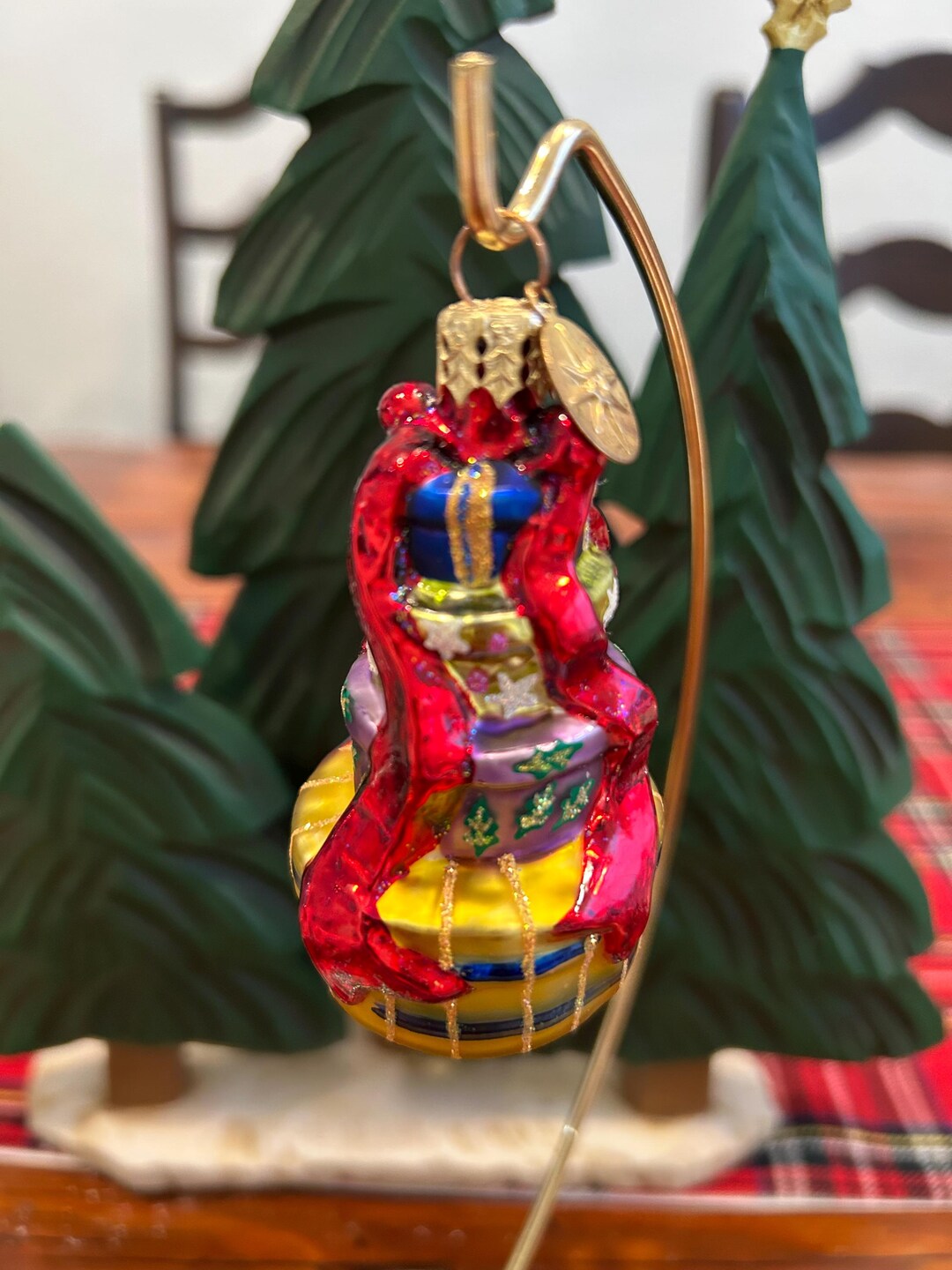 Radko "stack of Hat Boxes" Gems Collection Snowman Christmas Tree ...