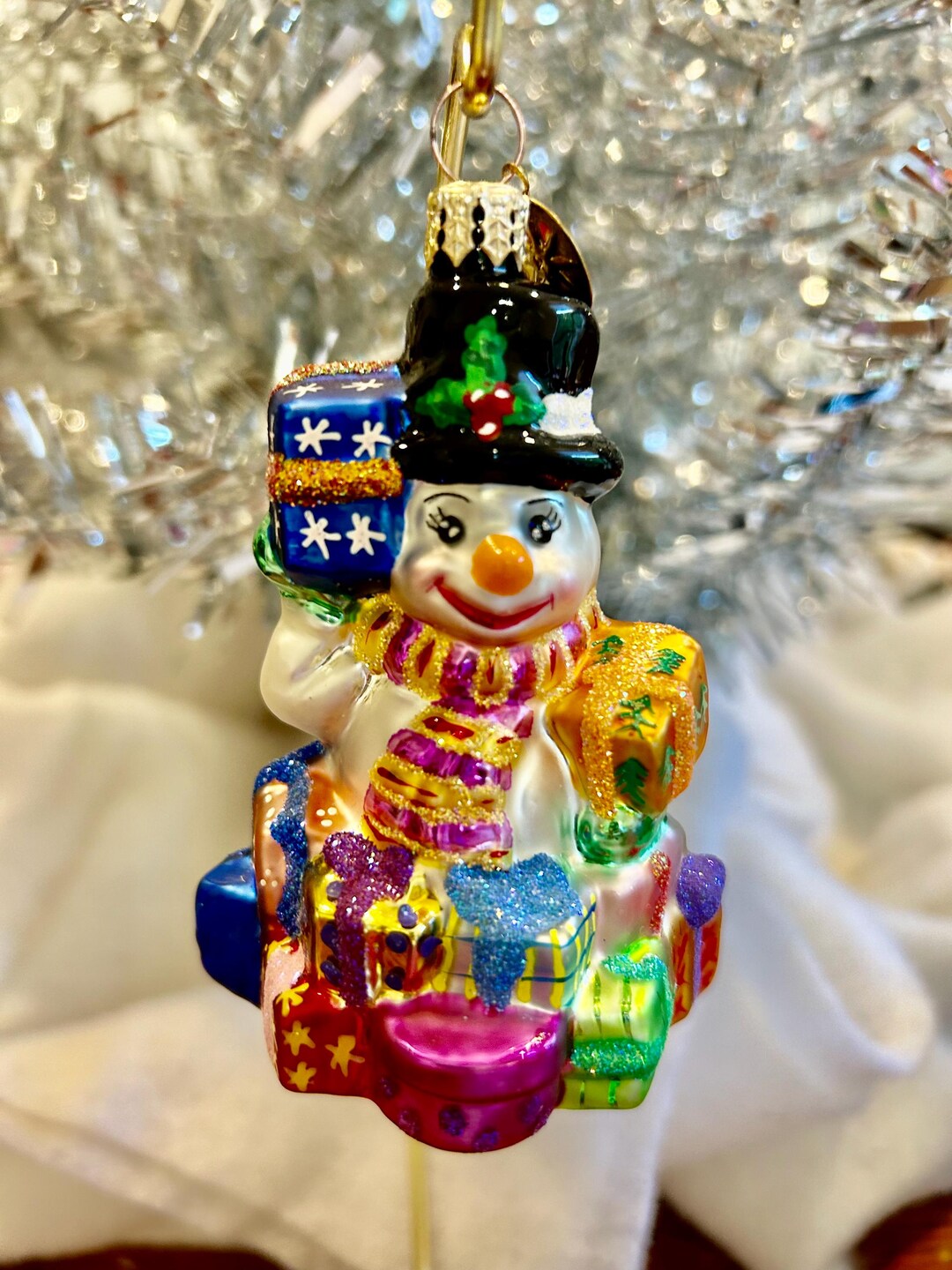 Radko great Gifs Galore Gems Collection Snowman Gifts Christmas Tree ...