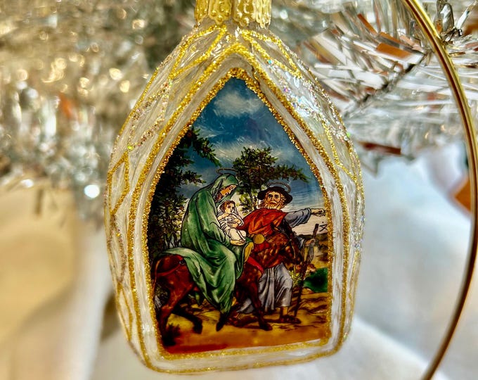 2004 Beautiful Merck Family's Old World Christmas Glass Ornament Holy ...