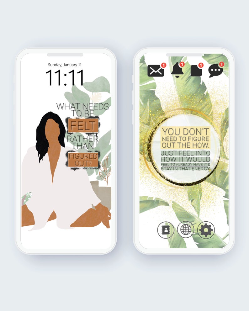 Intuition Art Phone Wallpaper, Feel Your Feelings, Inspiring Phone ...