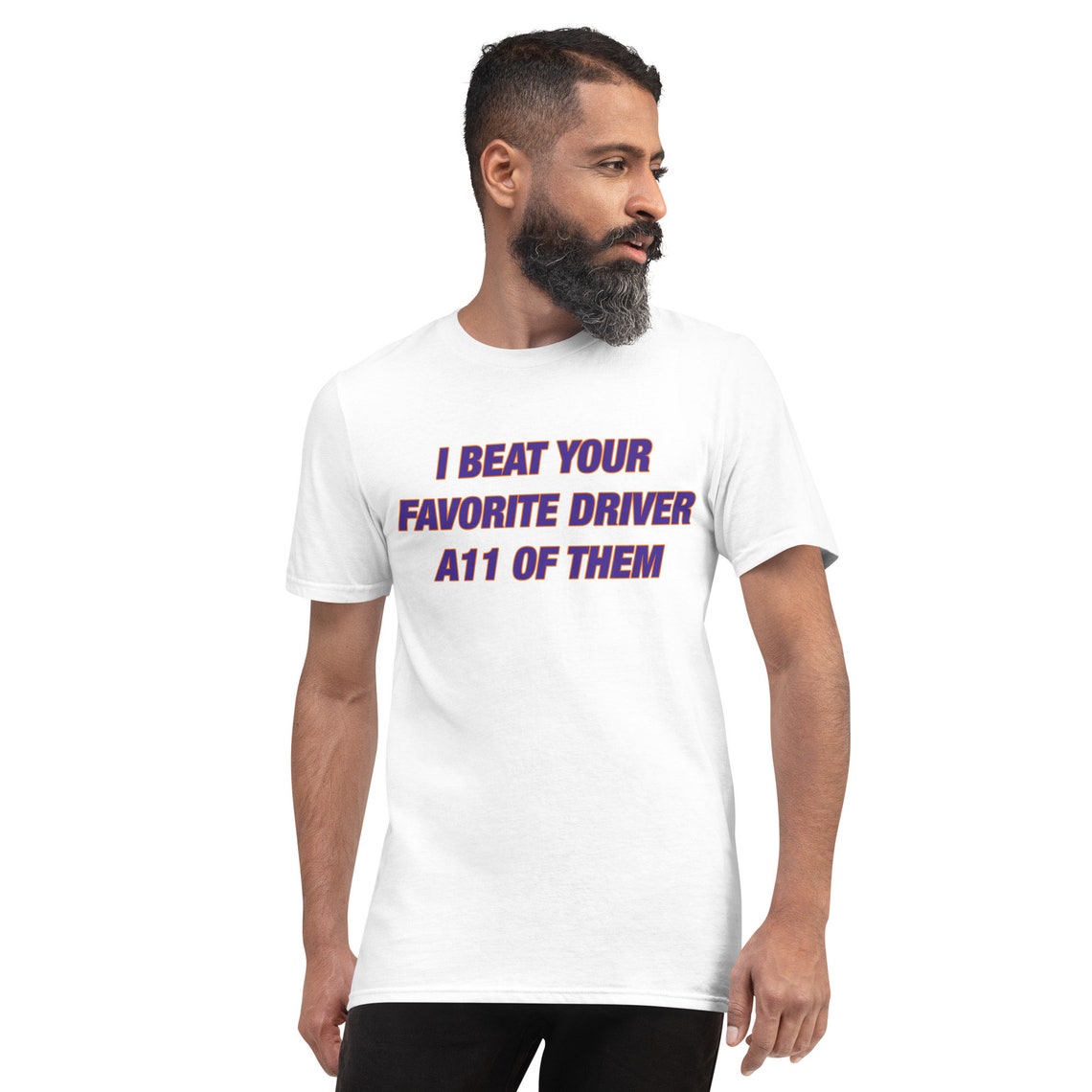 Denny Hamlin I Beat Your Favorite Driver All of Them NASCAR T-shirt - Etsy