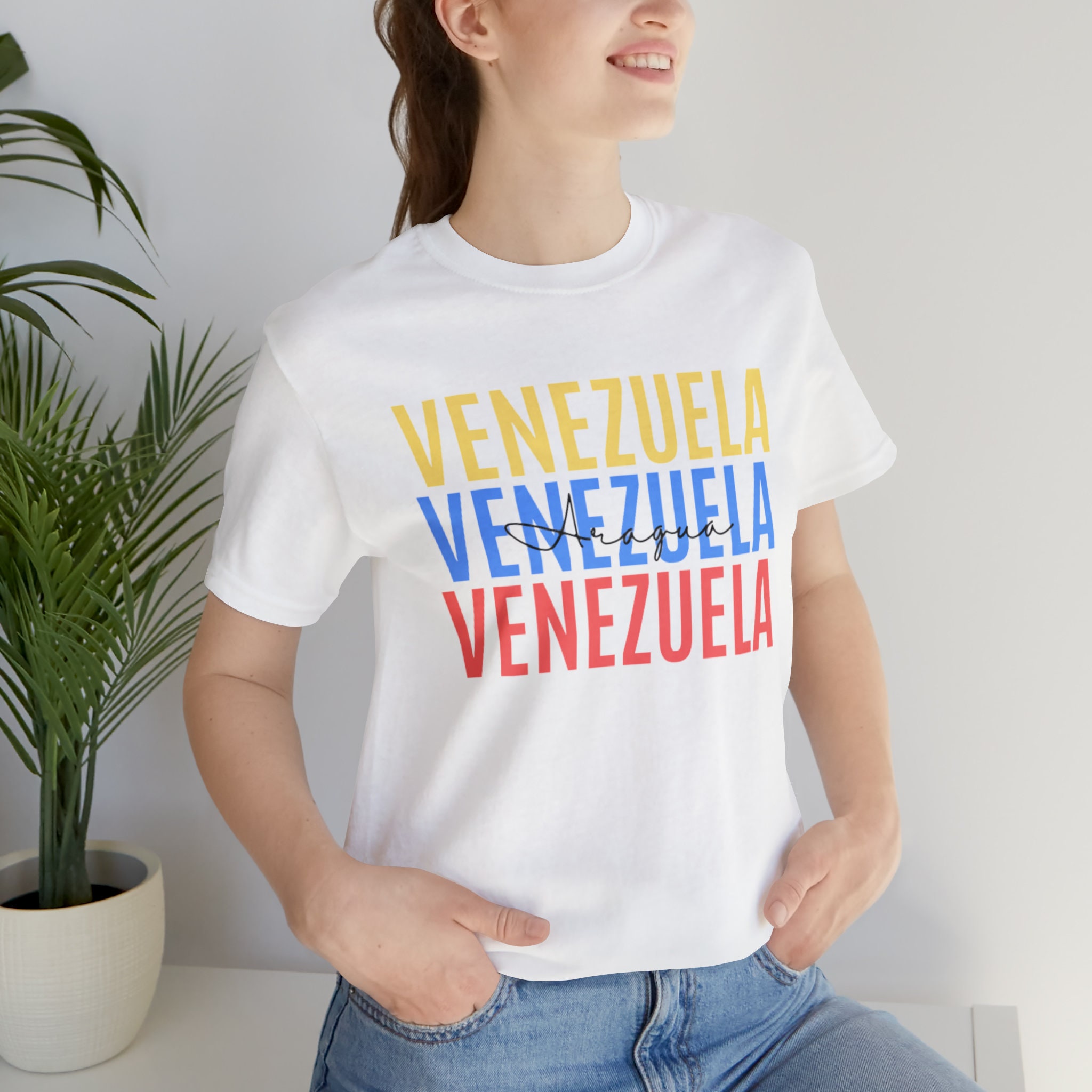 Venezuela Flag Colors Tshirt - Personalized State or City of Venezuela ...