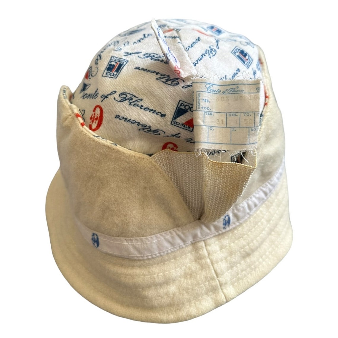 Vintage Conte of Florence 70s/80s Bucket Hat Klobouk ONE SIZE - Etsy