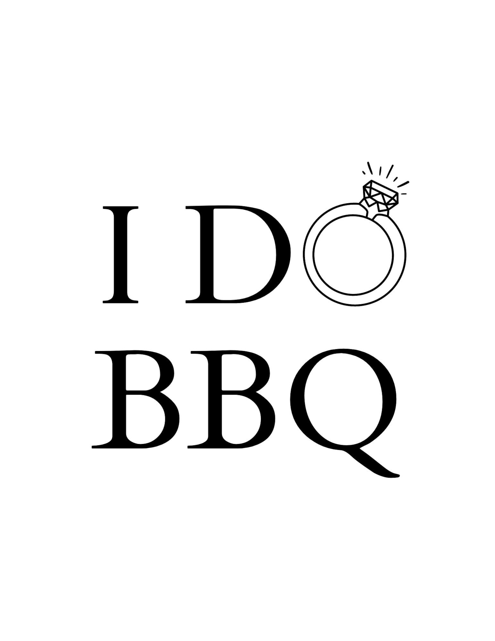 I Do BBQ SVG Cut File Wedding Celebrations & Outdoor Receptions - Etsy