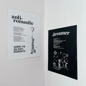 TXT Lyrics Prints (2JPGS) | Digital Download - Printable Kpop Poster ...