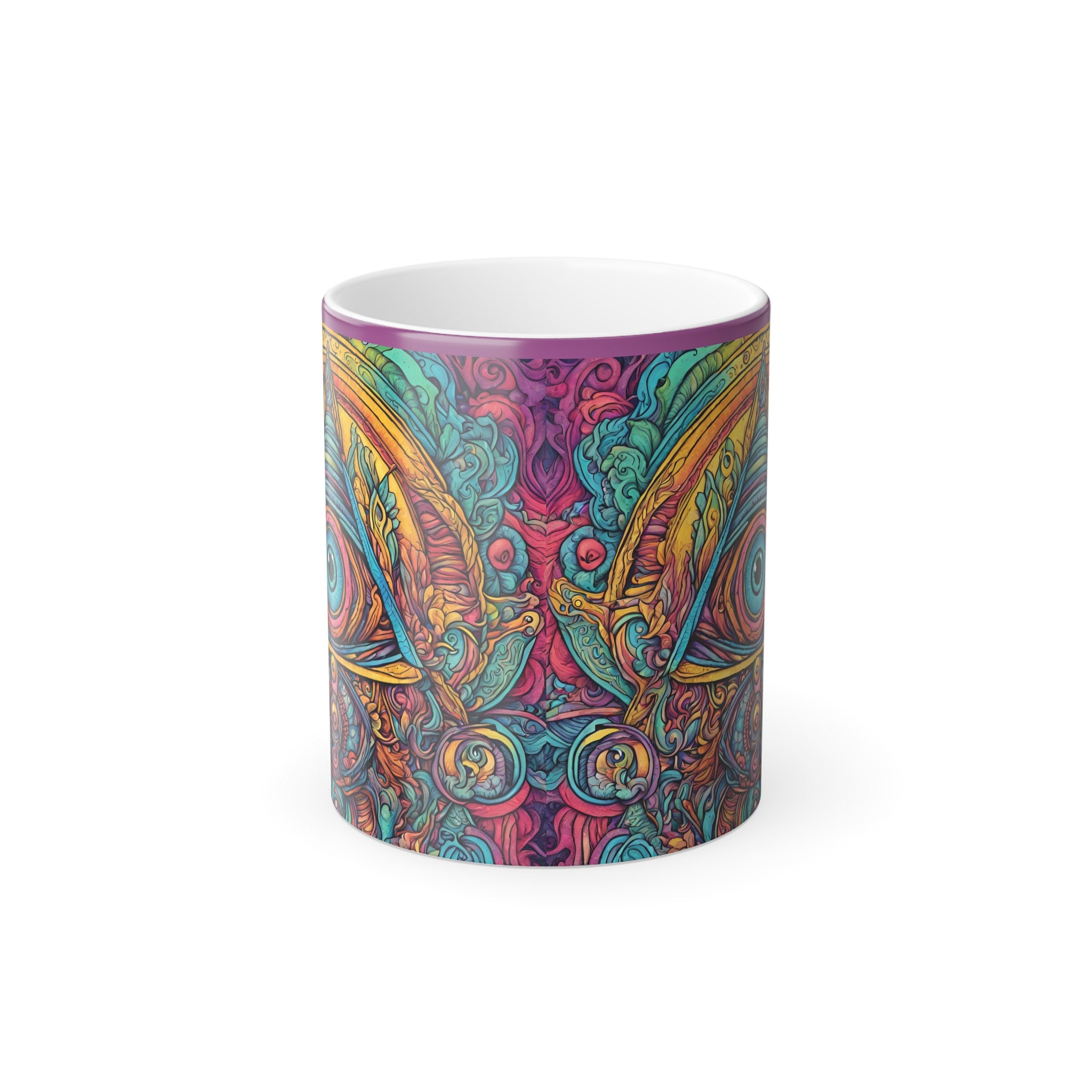 Spiritual 3rd Eye Trippy Psychedelic Art Color Morphing Mug, 11oz - Etsy