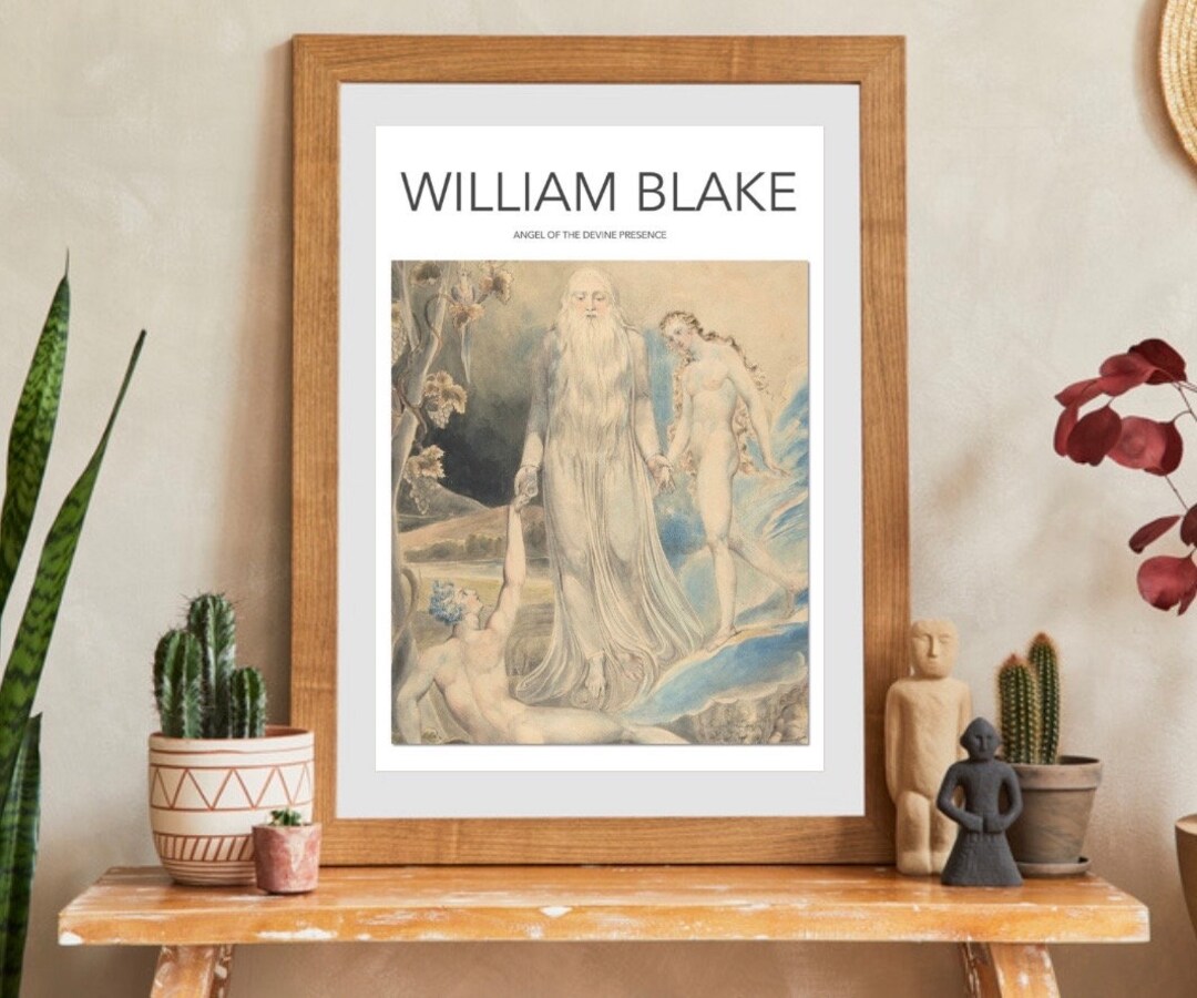 William Blake Print, Moore Poster, Vintage Home Decor, Gift, Art, Art Lover, A3/A4 Print ...
