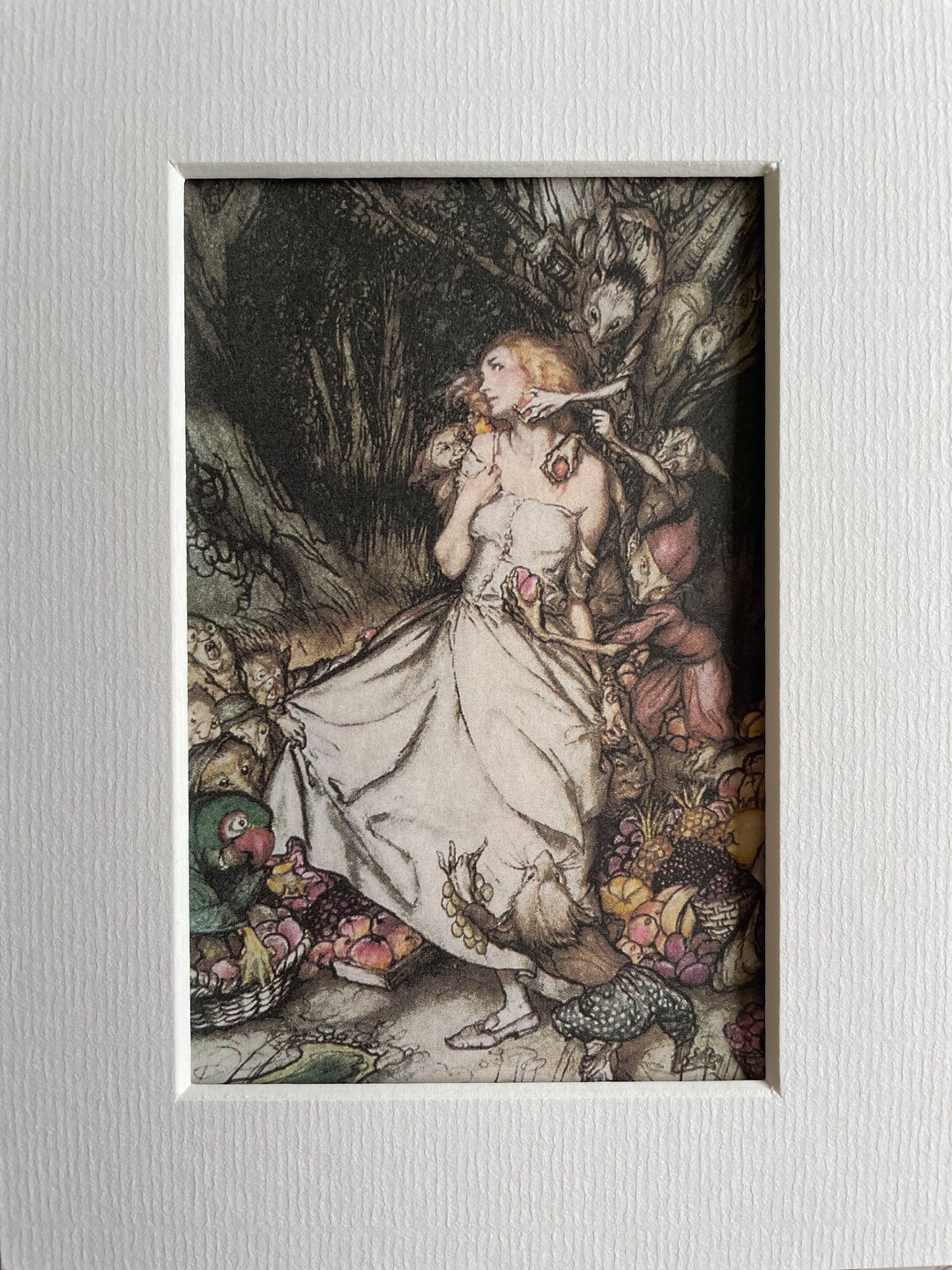Arthur Rackham, Vintage Print, Goblin Market, 1933, Mounted Print ...