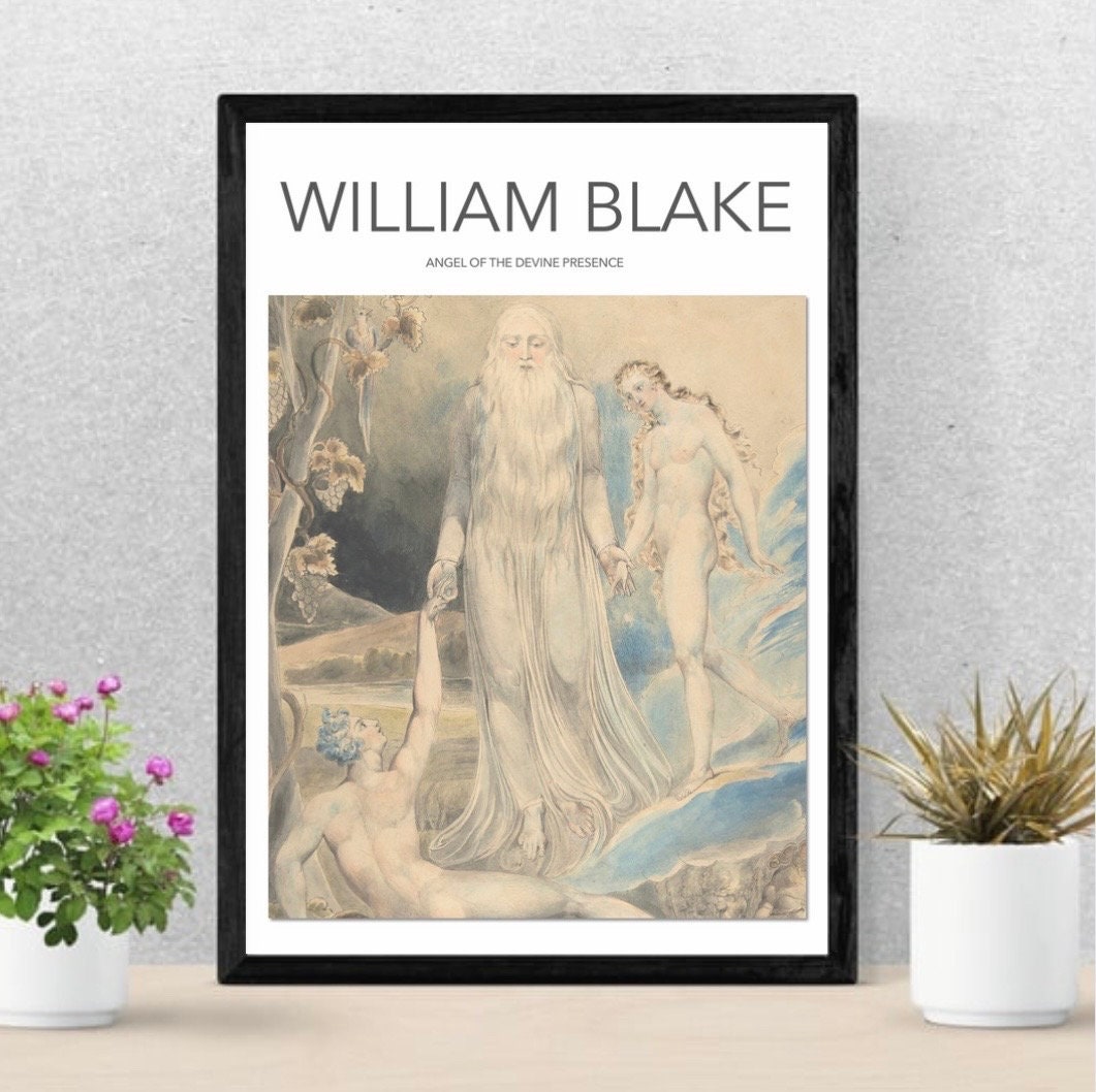William Blake Print Moore Poster Vintage Home Decor Gift - Etsy