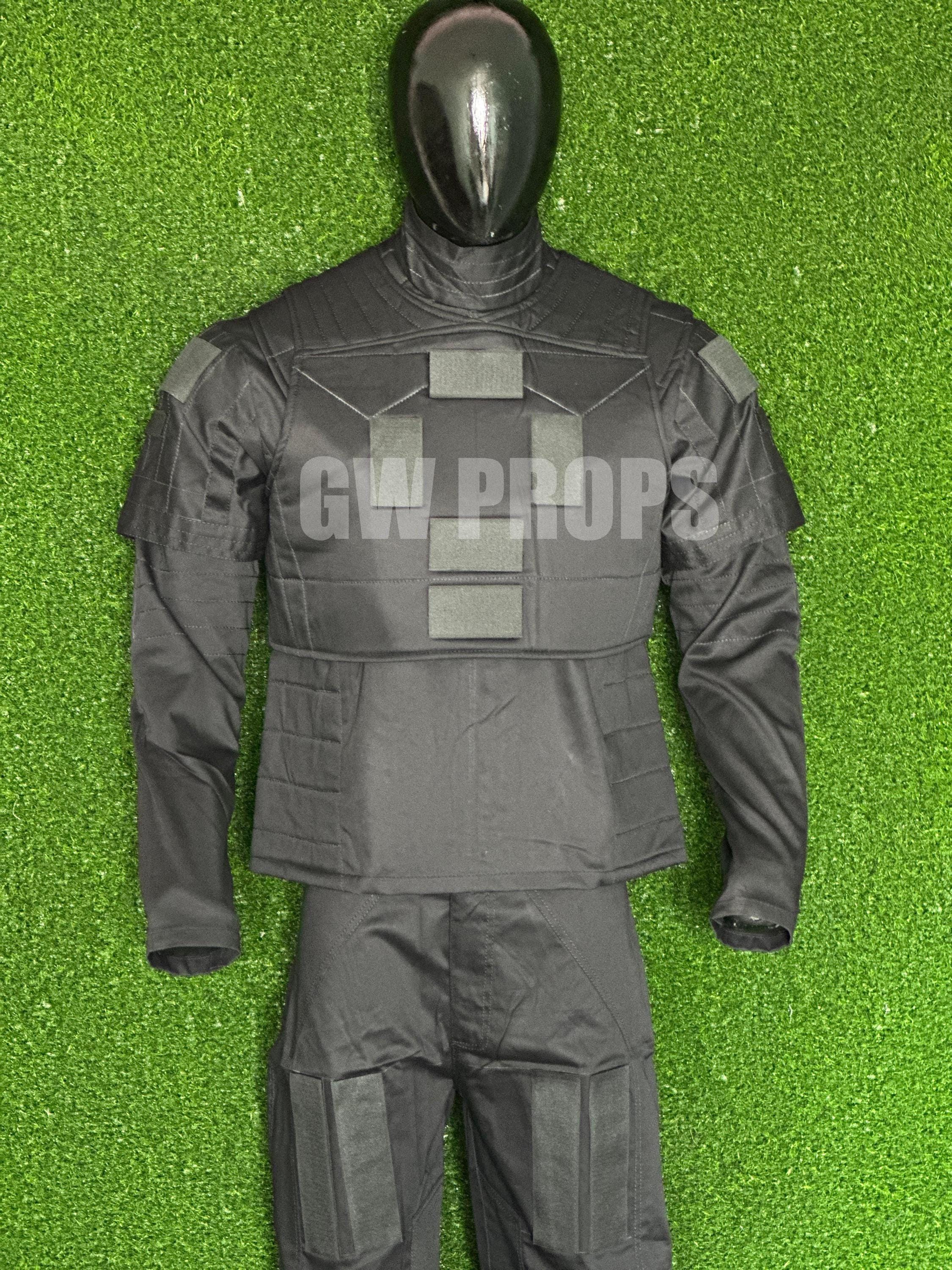 Custom Black Mandalorian Accurate Suit and Vest Cosplay Custom Mando ...