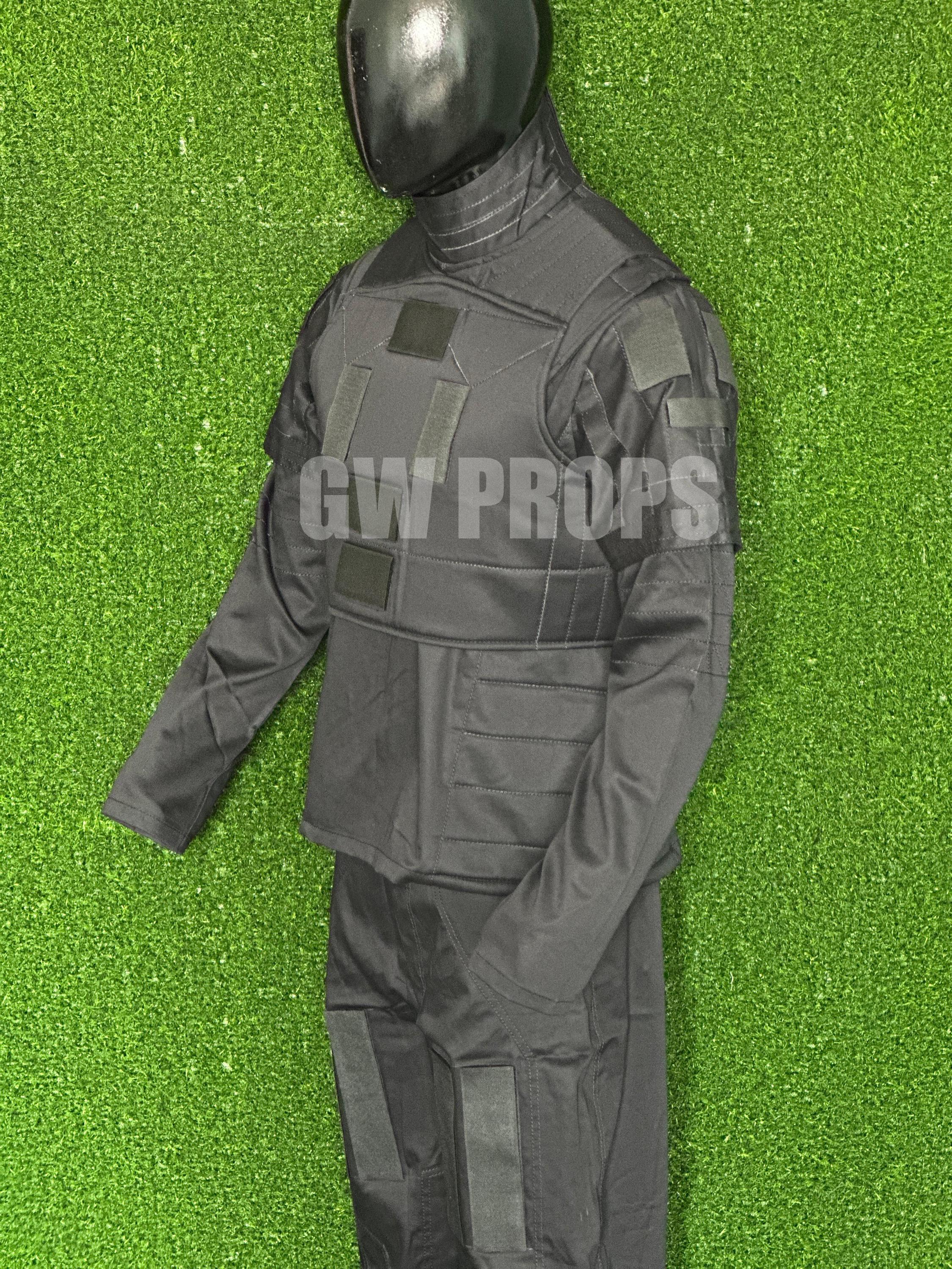 Custom Black Mandalorian Accurate Suit and Vest Cosplay Custom Mando ...