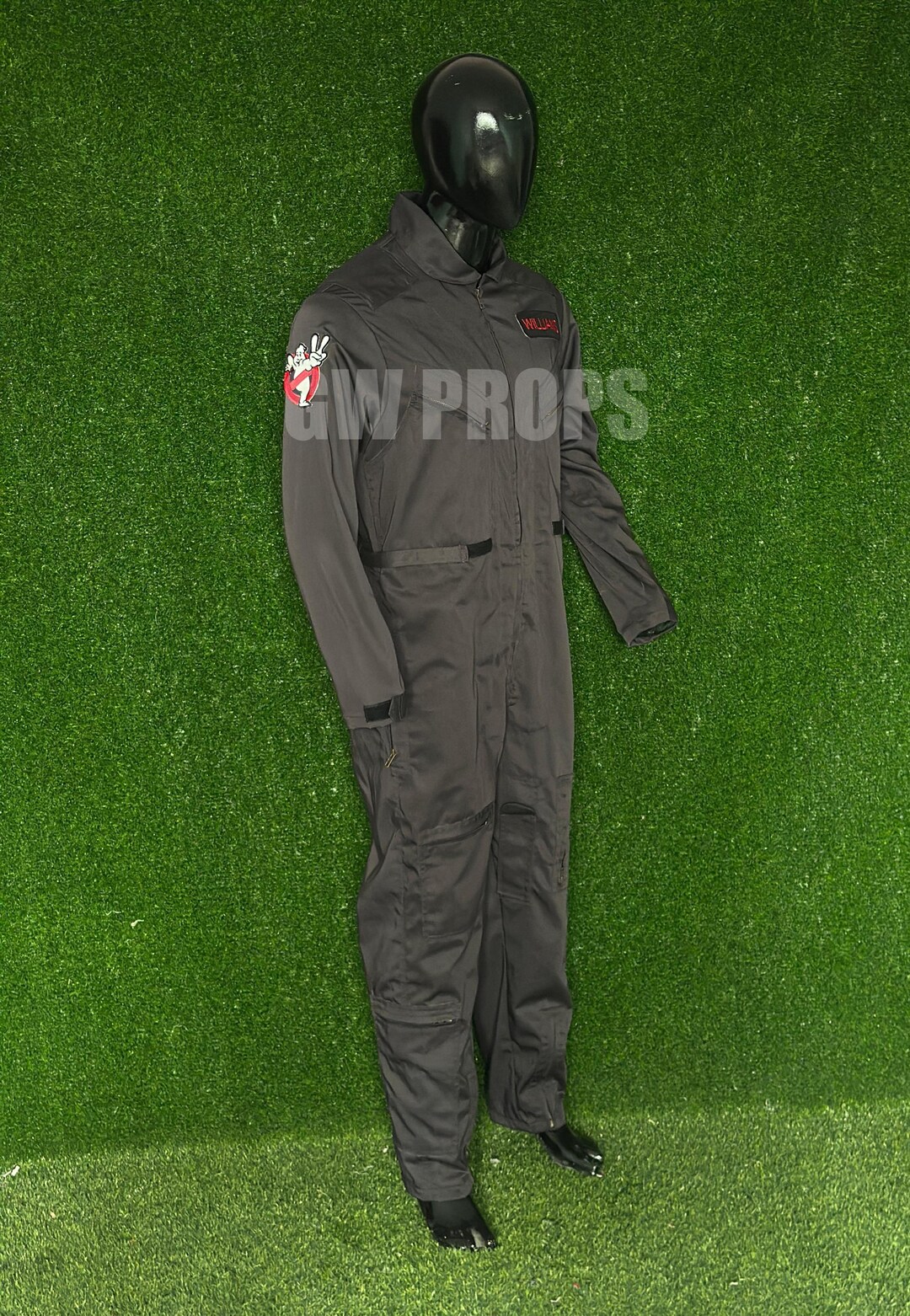 Authentic Ghostbuster Flight Suit Premium Cosplay Costume for ...