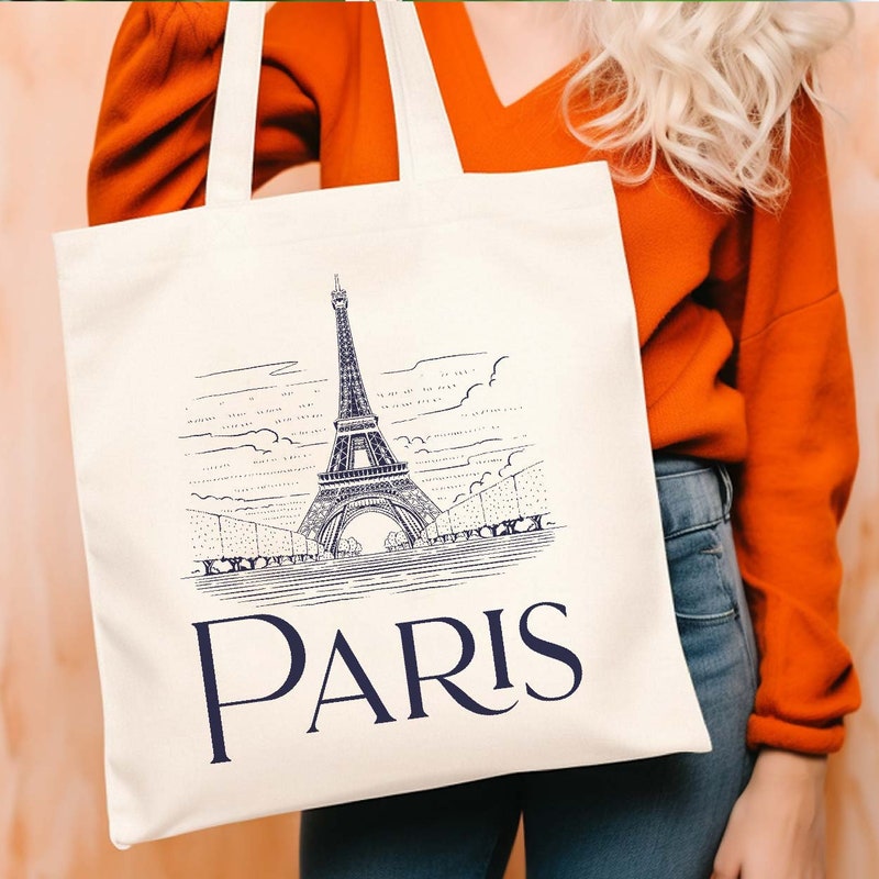 French Tote Bag - Etsy